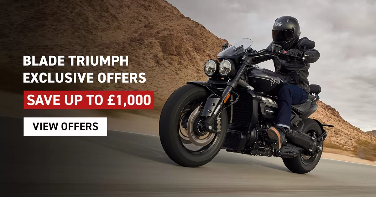 Blade Triumph Exclusive Motorcycle Offers