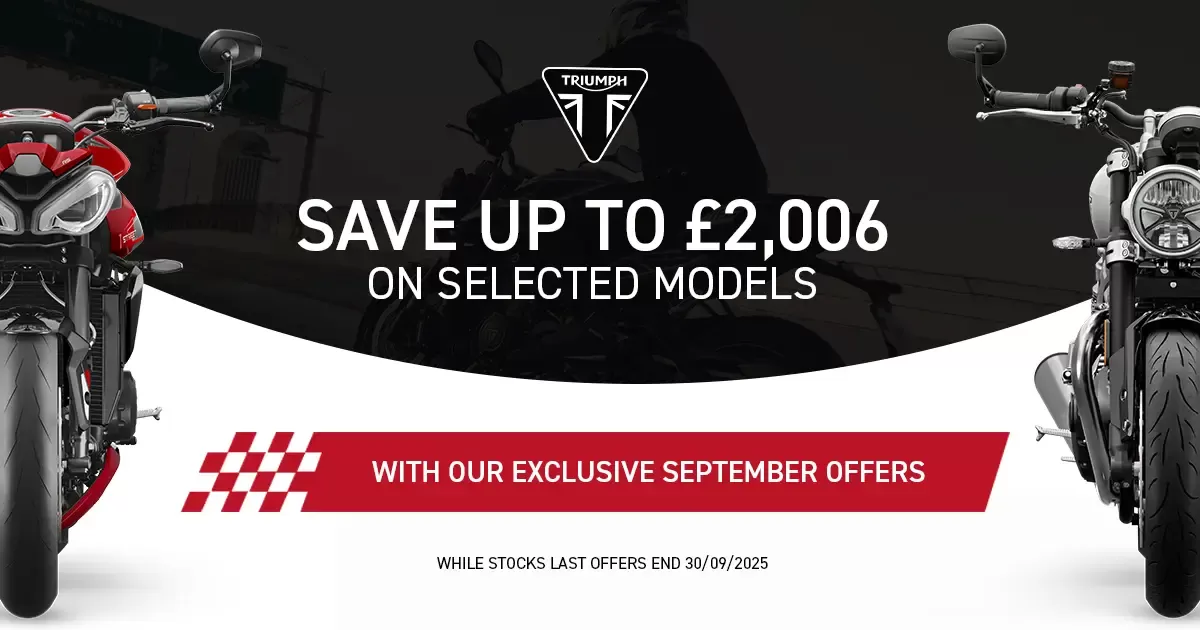 Blade Triumph Exclusive Motorcycle Offers